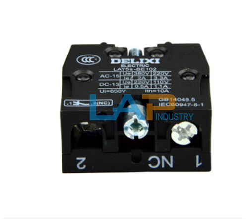 QTY:5 NEW For DELIXI Button switch base LAY5-BE102 1NC | eBay