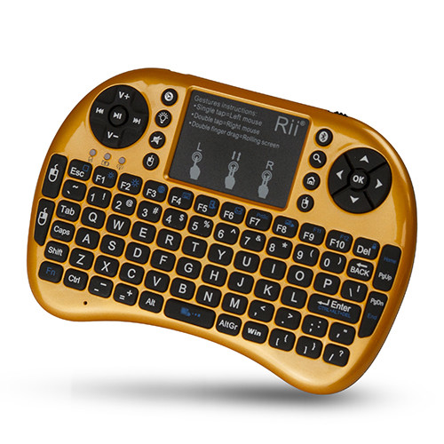 Rii i8+ BLUETOOTH Mini Wireless Backlight Touchpad Keyboard with Mouse ...