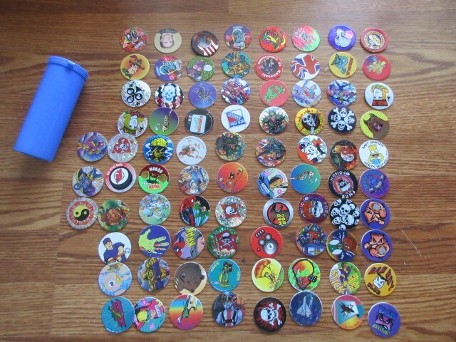 Lot of POGS with case | eBay