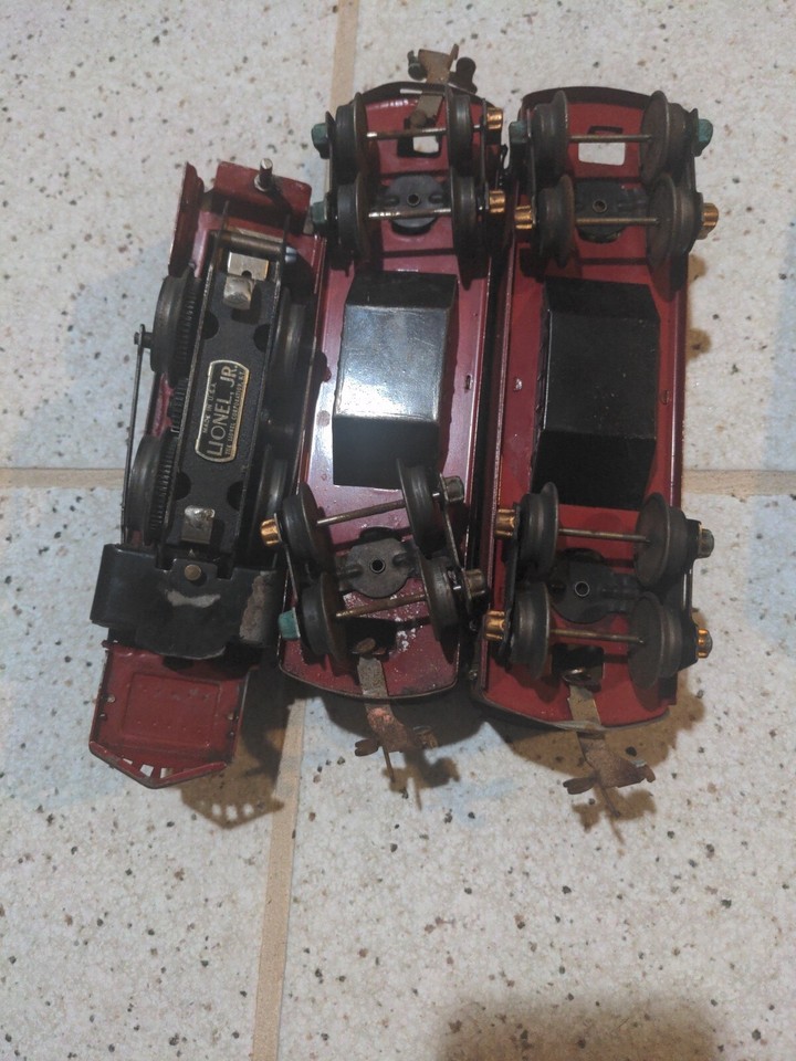 Lionel Jr Prewar 1056E Passenger Car Set in 1/2 Box 0 Scale | eBay