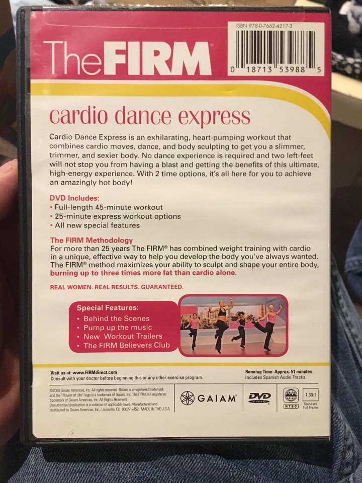 The Firm - Cardio Dance Express (DVD, 2009) Fast Free Shipping ...