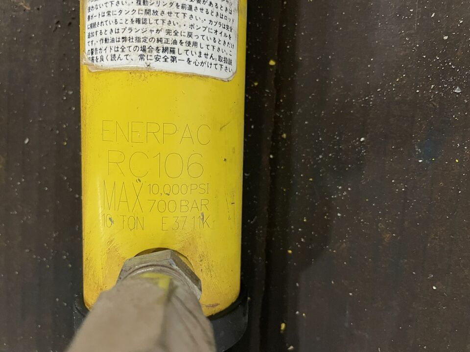 ENERPAC RC106 DUO 10 Ton Hydraulic Cylinder & Hand Pump 10,000PSI | eBay