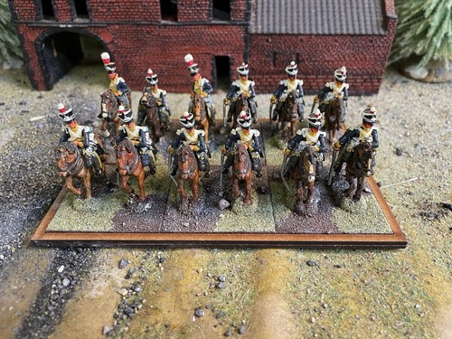 28mm Painted Metal Napoleonic wars British Light Cavalry | eBay UK
