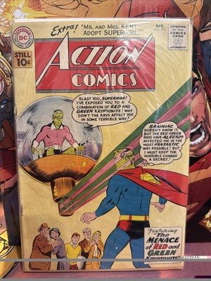 Action comics 275 1st appearance red green kryptonite heat vision ...
