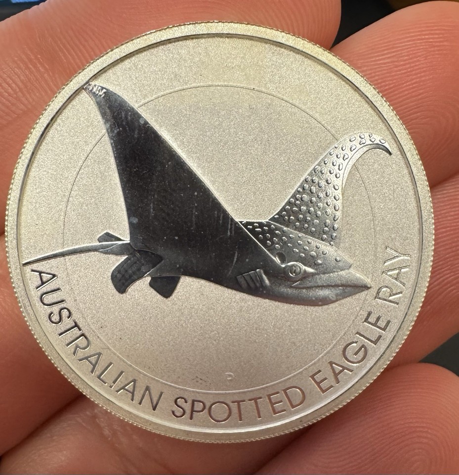 2021 .999 Silver 1.5 Troy Oz Australia Spotted Eagle Ray Coin | eBay