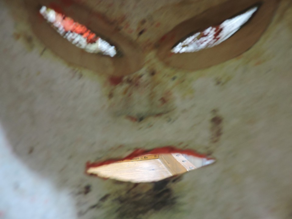 Vintage Halloween Devil Mask. Plaster of paris. | eBay