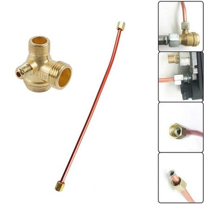 Check Valve Parts Zinc Alloy 2pcs 400mm/15.75" Long 9mm Hex Nut Air ...