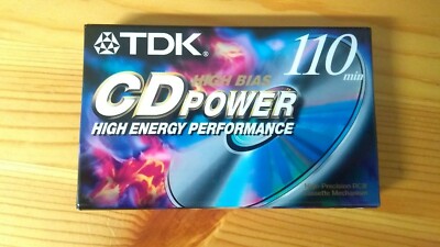 TDK CD Power 110 Blank Tape Sealed & Never Opened | eBay