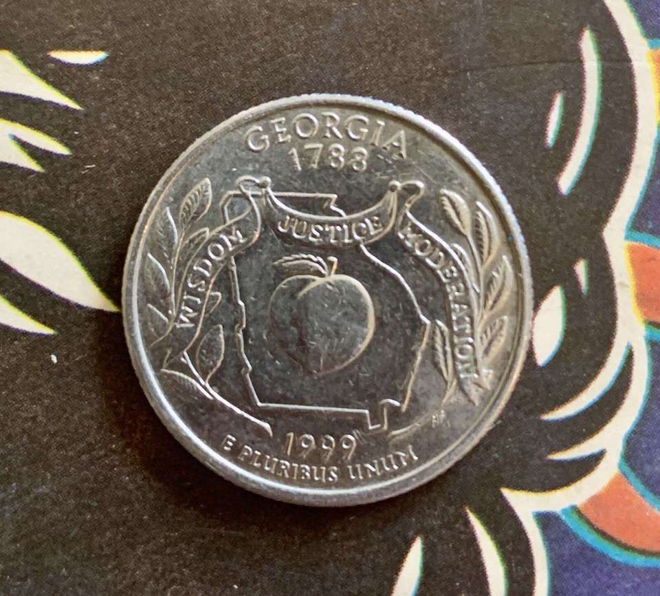 1999-D Georgia State Quarter | eBay