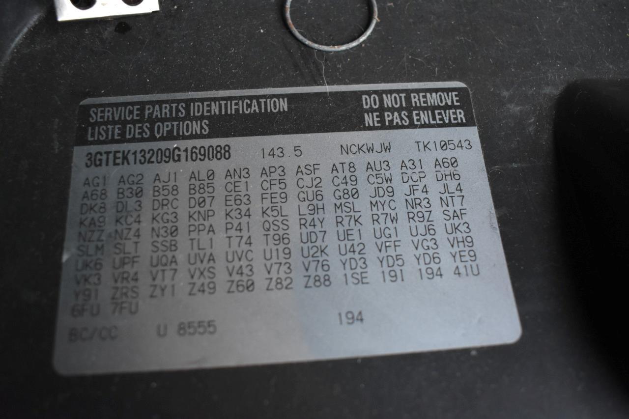 2009 SIERRA 6.2 L9H VORTEC ENGINE & 6L80 4X4 AUTO TRANSMISSION LIFTOUT ...