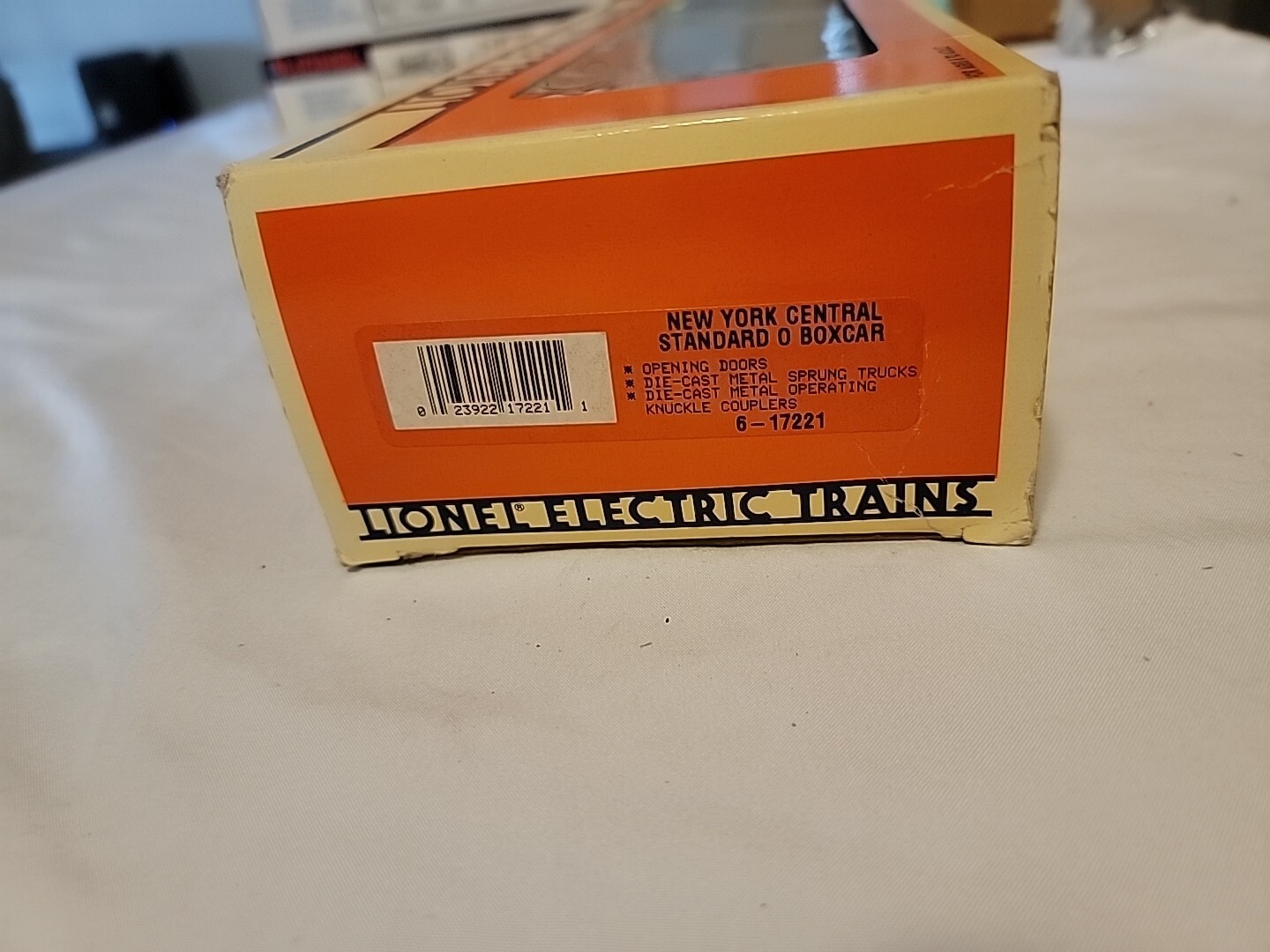 Lionel 17221 New York Central Standard O Boxcar 6-17221 in Original Box ...
