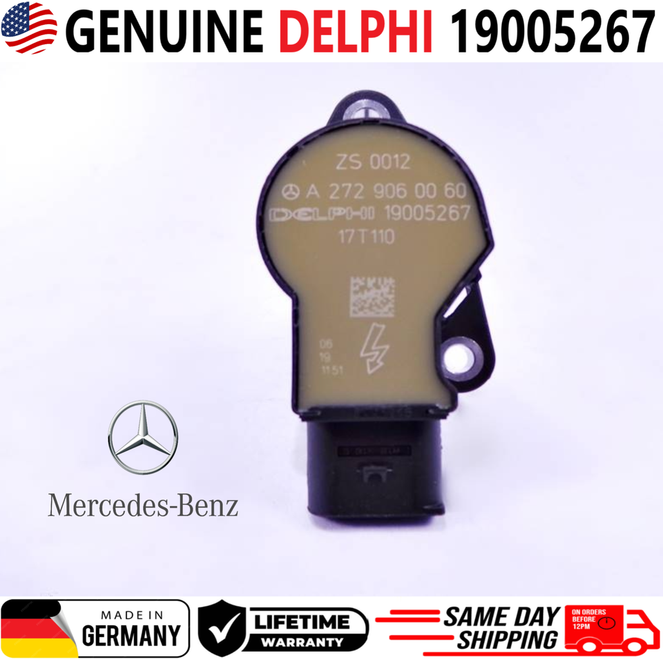 GENUINE Delphi x6 Ignition Coils For 2005-2014 Mercedes-Benz V6 V8 ...