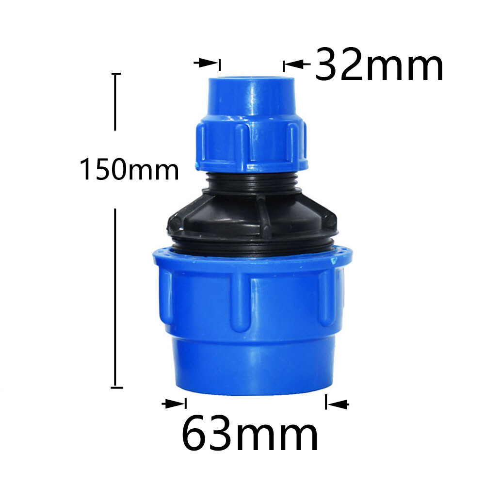 PE Reducer Connector 20/25/32/40/50/63mm Reducing Coupler Pipe Straight ...