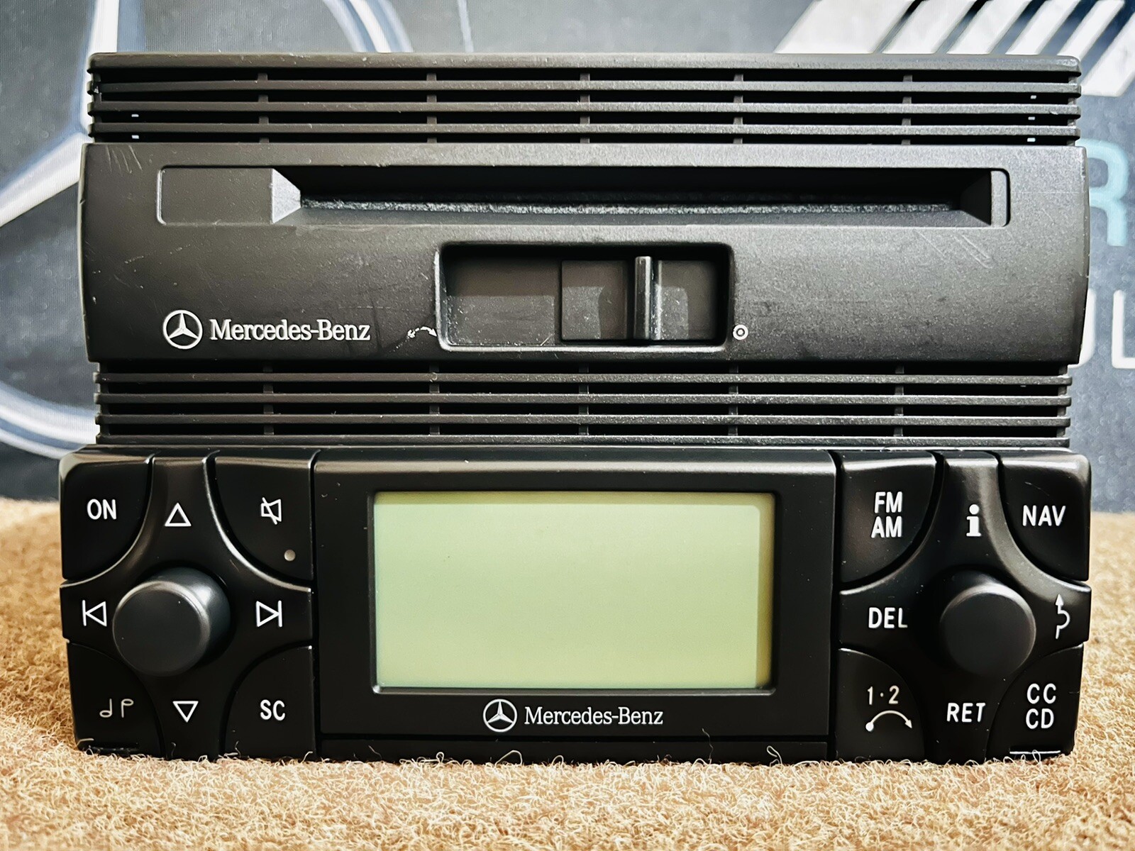 Mercedes W140 APS BT-2 Bosch Control Unit BO1150 RDS Cassette/CD ...