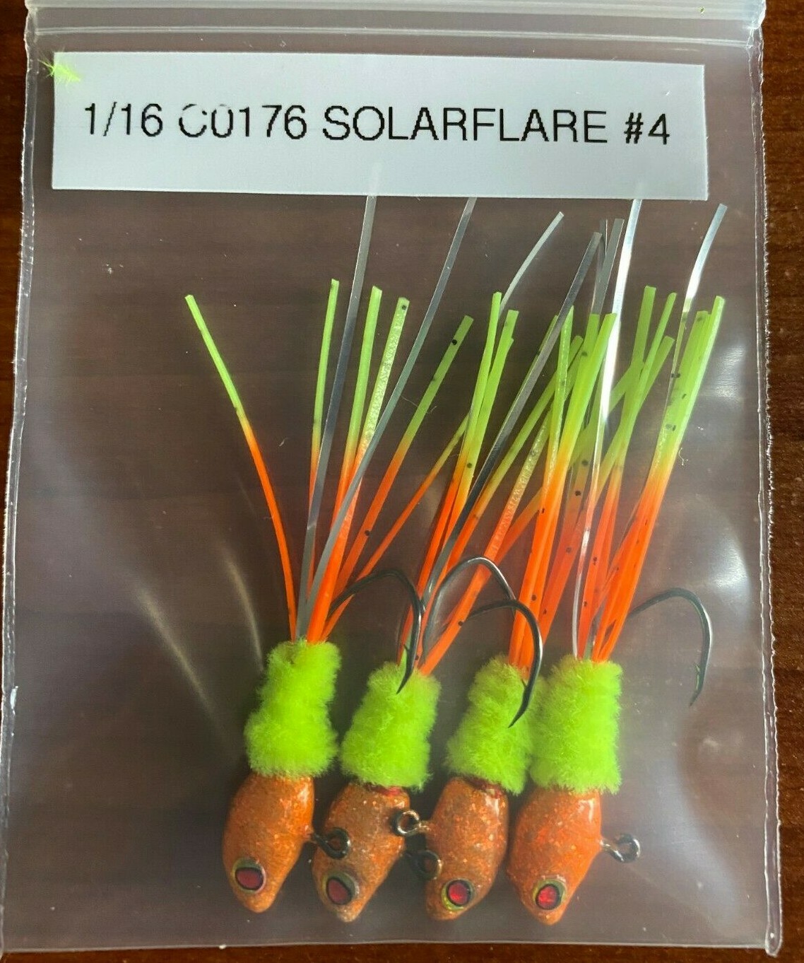 Hand Tied Crazy Legs Crappie Jigs Made in The USA 1/16th Ounce #4 or 6 ...