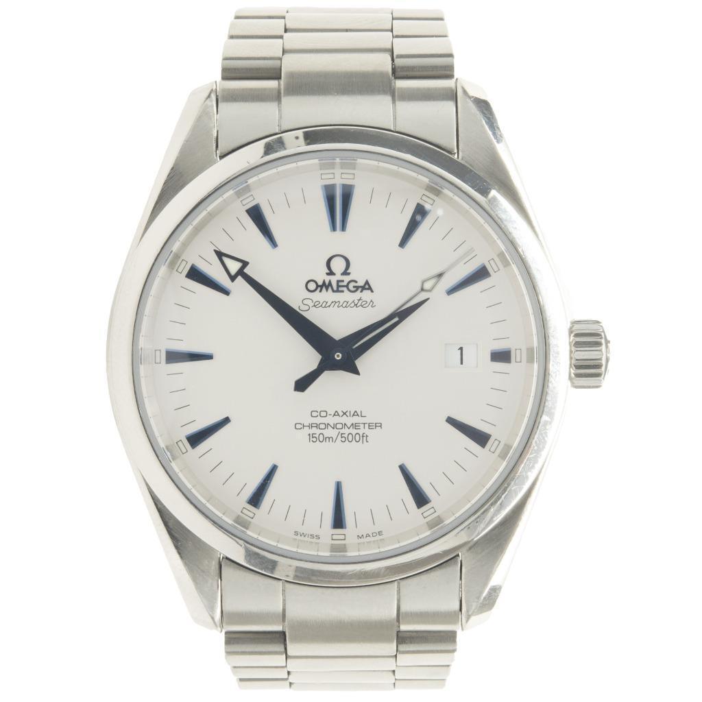 OMEGA Seamaster Aqua Terra White Women's Watch - 25777000 for sale ...