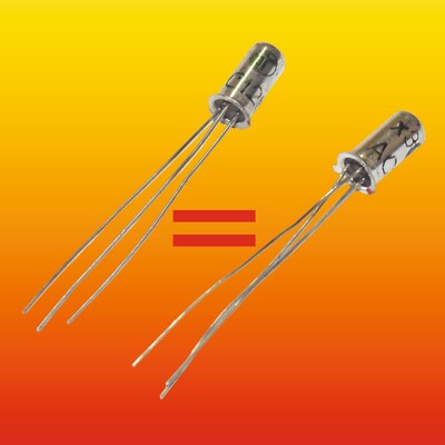 AC128 TUNGSRAM MATCHED PAIR GERMANIUM PNP TRANSISTOR 1W 1A | eBay