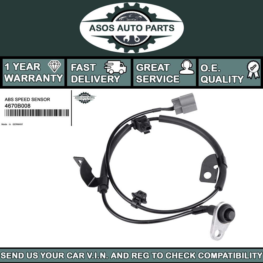 REAR RIGHT ABS SPEED SENSOR Fits MITSUBISHI L200 TRITON PAJERO SPORT 3 ...