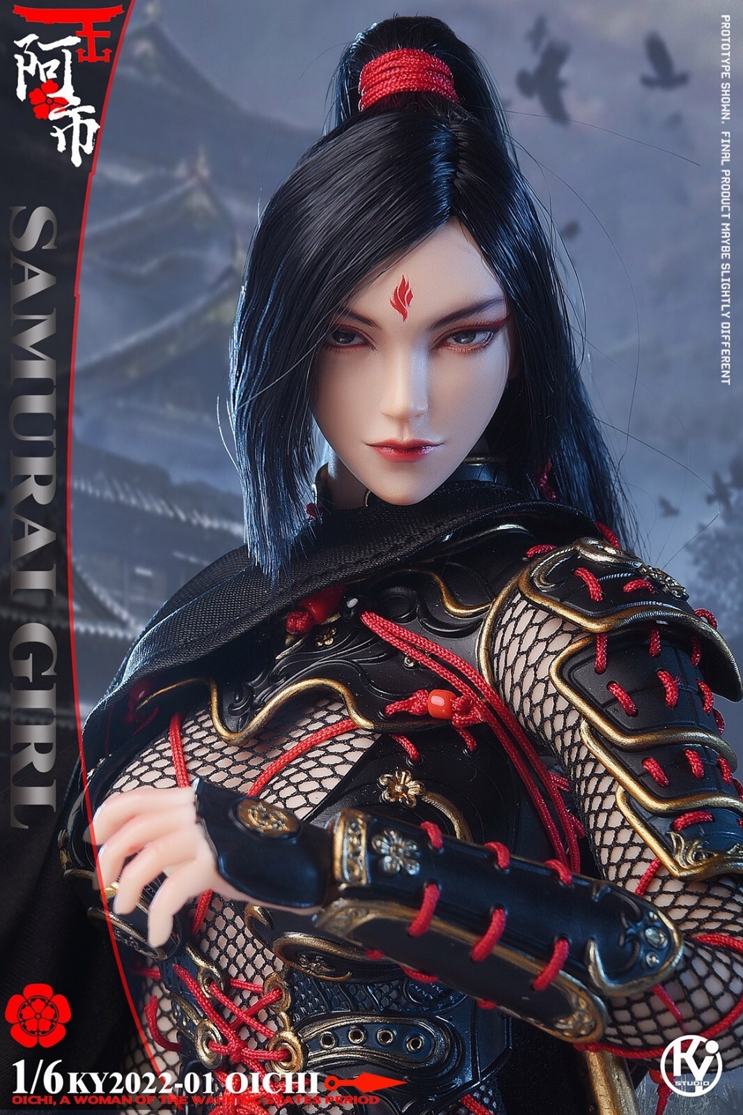 KYStudio KY2022-01 1/6 Japanese Female Warrior OICHI Figure Model Toys ...