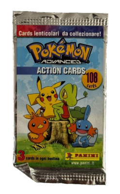 2004 Pokémon Panini Advanced Action Cards Sealed Booster Pack - Foil ...