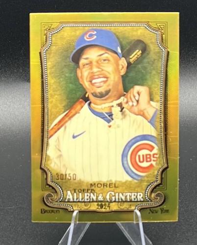 Christopher Morel 2024 Topps Allen & Ginter Chrome Gold Refractor 30/50 ...