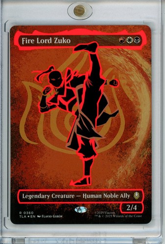 Neon Ink Fire Lord Zuko FOIL Magic: The Gathering Avatar The Last Airbender 0360 | eBay
