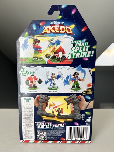 Legends of Akedo Holiday Attack Ugly Sweater Chux Mini Battling Action ...