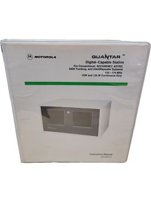 Motorola Quantar Digital Capable Station Instruction Manual -a | eBay