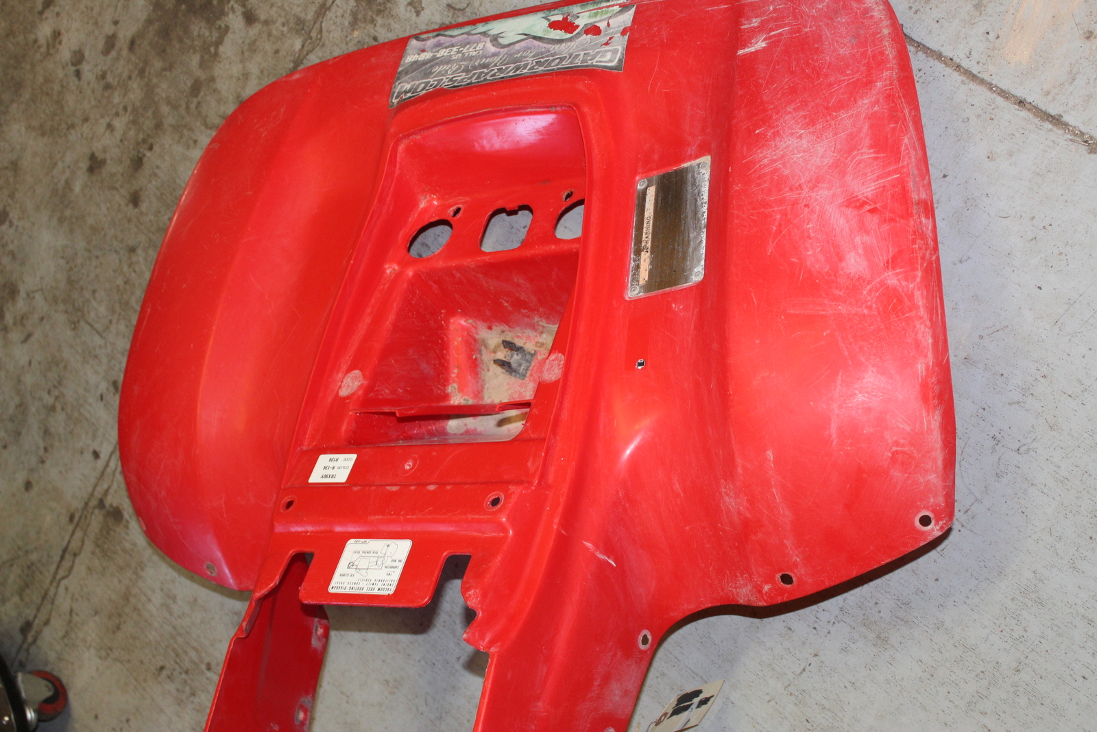 2005 Honda Sportrax 90 Trx90 Rear Fender Plastic 80110-hf7-a90za for ...