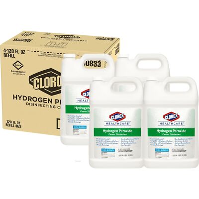 Clorox Healthcare Hydrogen Peroxide Cleaner 4 - 128 Fl Oz (4 Gallons ...