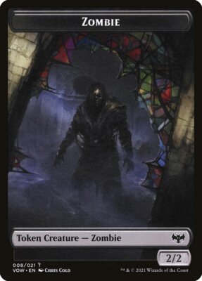 Zombie (008) // Vampire (016) Foil Token Innistrad: Crimson Vow VOW MTG ...