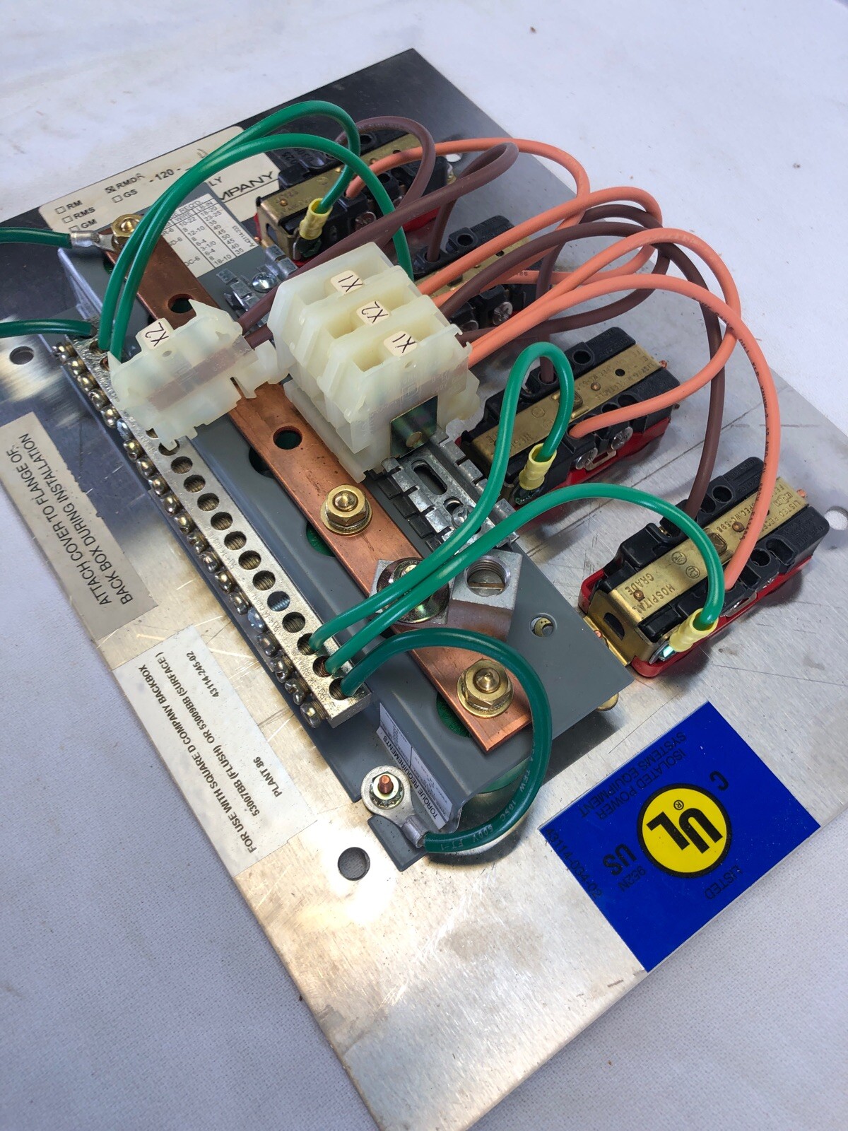 Square D Power Ground Module RMDR-120-4NI | eBay