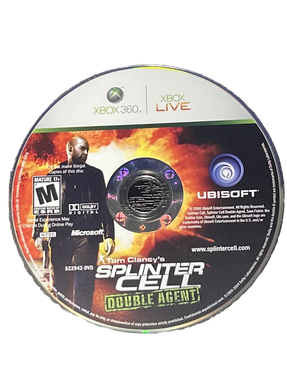 Tom Clancy's Splinter Cell: Double Agent (Microsoft Xbox 360, 2006 ...