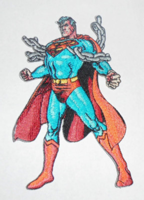 Superman & Chains Embroidered iron on Patch 5" NEW | eBay