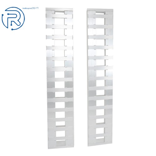 80" × 15" 2Pcs Aluminum 6000 LBS Truck Car Trailer Ramps Hook End Knife ...