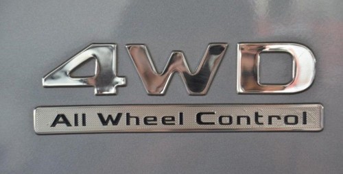 4WD All Wheel Control logo emblem plate for Mitsubishi pajero sport ...