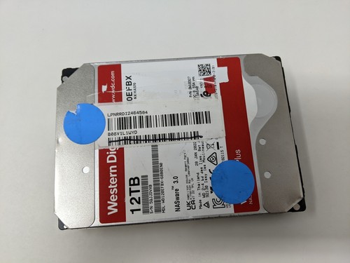 *FOR P4RTS* Western Digital 12TB WD Red Plus NAS Internal Hard Drive ...