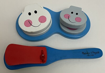 Melissa And Doug Musical Percussion Items Instruments Wooden Clapper | eBay