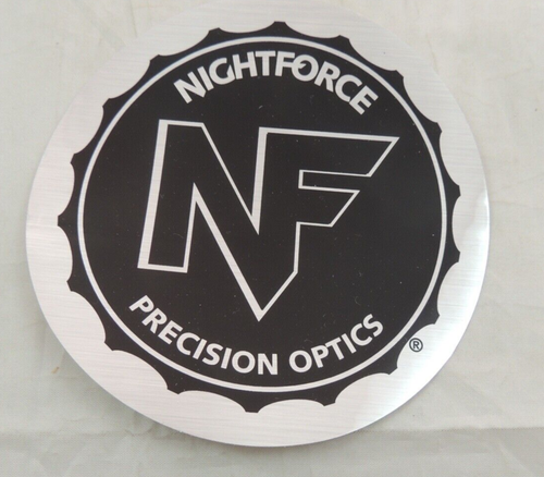 Nightforce Precision Optics Sticker Decal Black Silver 5" | eBay