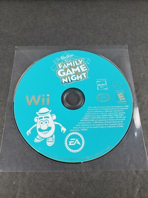Hasbro Family Game Night (Nintendo Wii, 2008) Game Disc Only TESTED ...