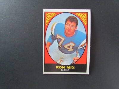 1967 Topps Football Set Break Card #125 Ron Mix | eBay