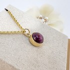 Genuine Star Ruby Solid 14k Yellow Gold Pendant, Newly Handcrafted | eBay