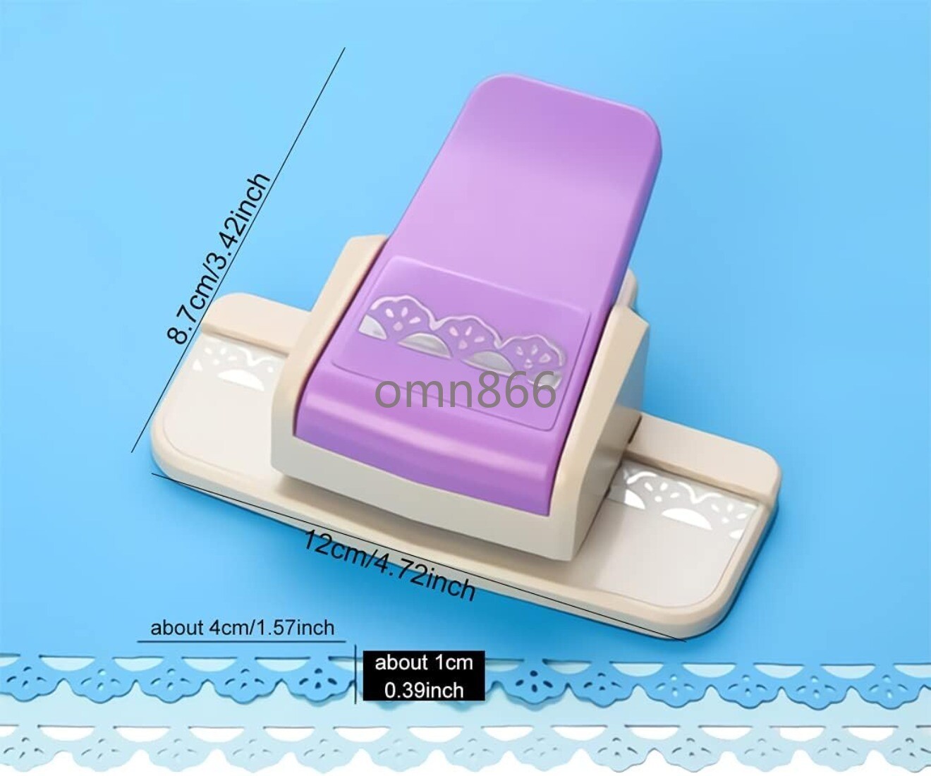 Paper Punchers Circle Holes Fancy Border Edge Craft Punch DIY Handmade ...