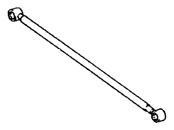 48740-60080 Genuine Toyota Land Cruiser 100 Rear Lateral Control Rod ...