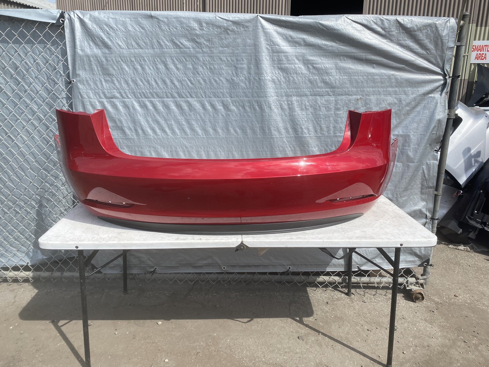 2017-2022 Tesla Model 3 Rear Bumper Cover Complete Genuine OEM ...