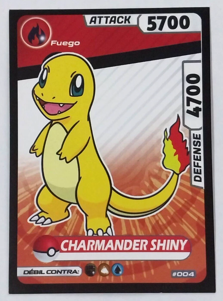 Pokemon Shiny Charmander Card