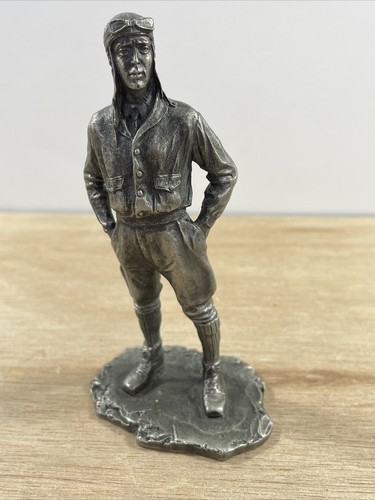 American Sculpture Society Fine Pewter Figurine "The Aviator” 4.5” | eBay