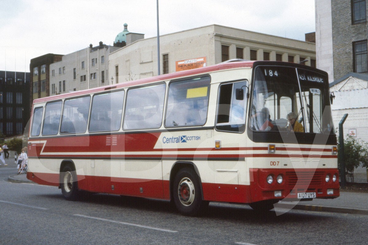 Bus Photo - Central Scottish DD7 A107UYS Dennis Dorchester Alexander T ...