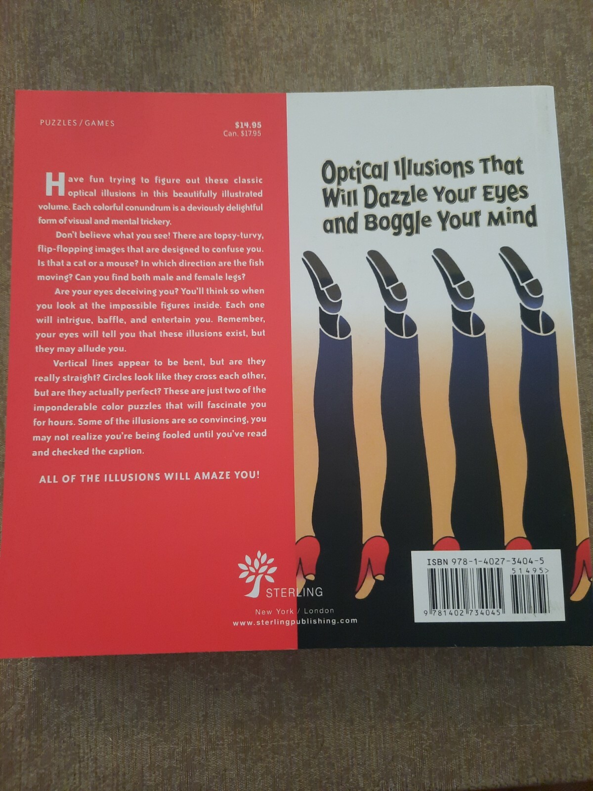 The Ultimate Book of Optical Illusions by Al Seckel (2006, Perfect ...