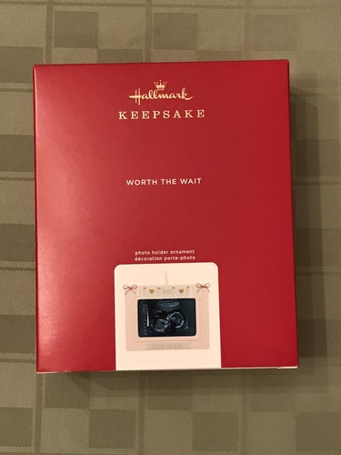 Hallmark WORTH THE WAIT 2020 Ornament Baby Sonogram Photo Frame NEW In ...